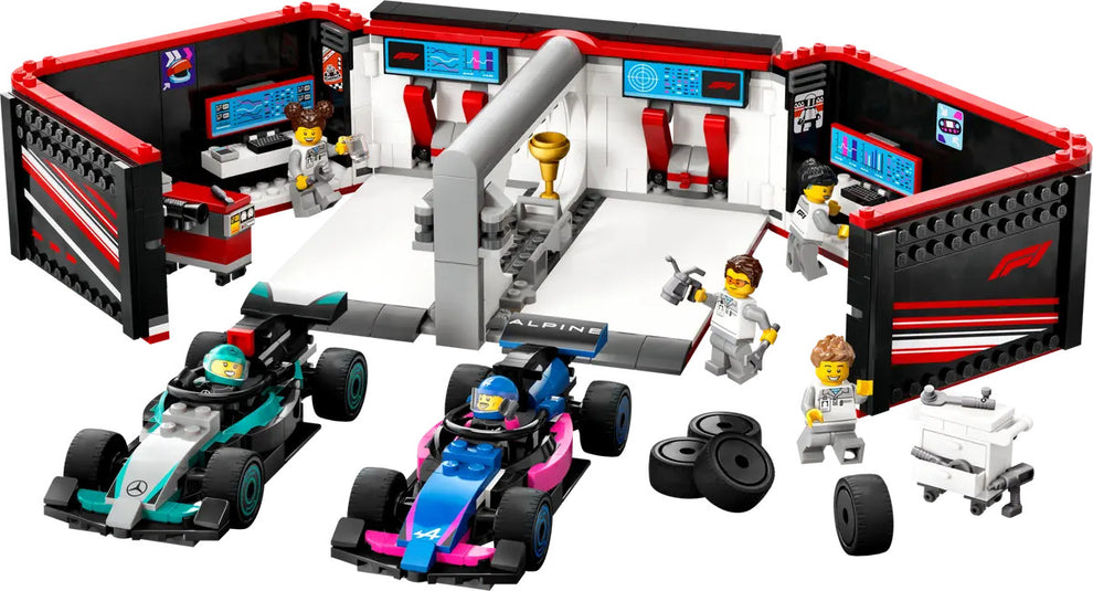 LEGO® City - F1® Garage & Mercedes-AMG & Alpine Cars 60444 | Discount ...